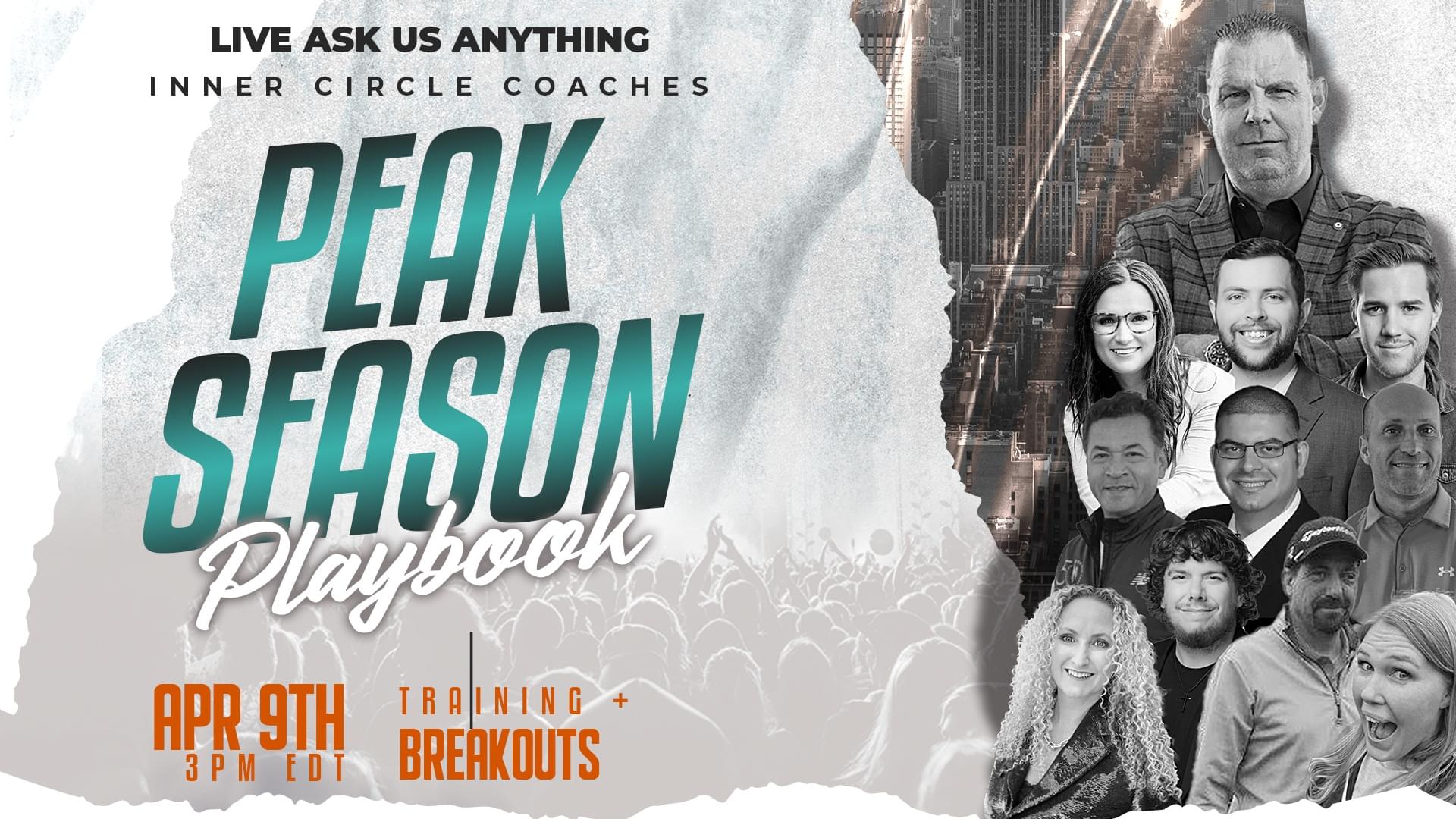 Peak Season Playbook – Free STR Coaching Event with Inner Circle Coaches